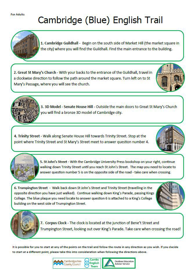 Cambridgeshire English Trails