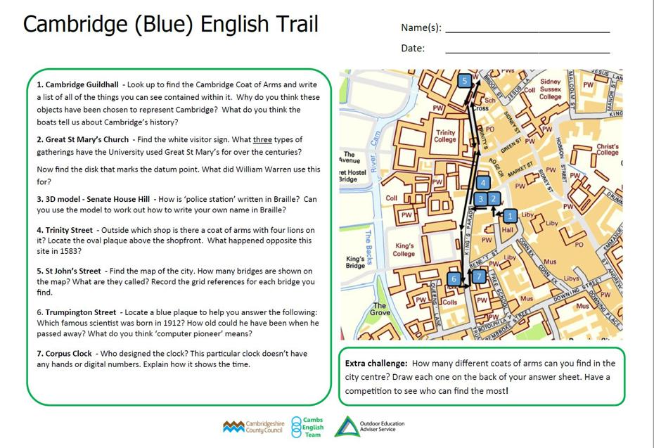 Cambridgeshire English Trails